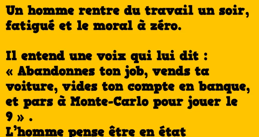 Une Voix Lui Demande De Jouer Le 9 Grands Mères