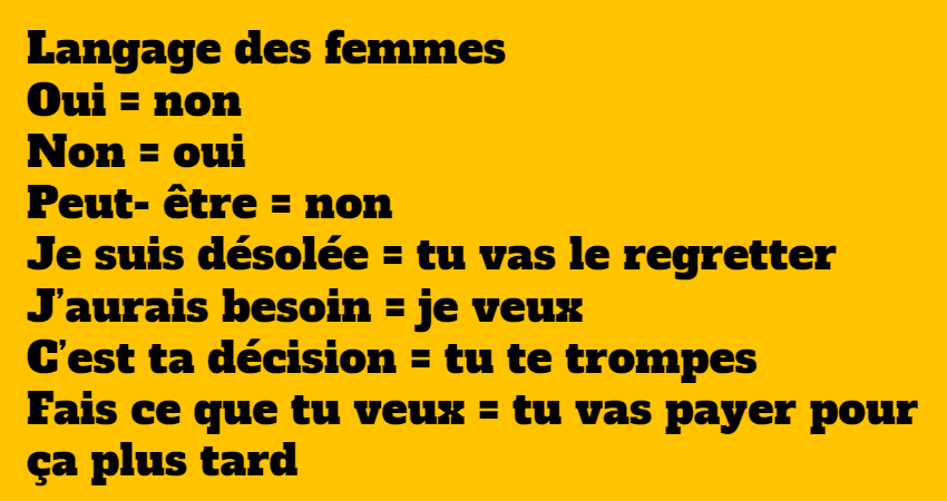 Langage des femmes VS Langage des hommes - Grands Mères