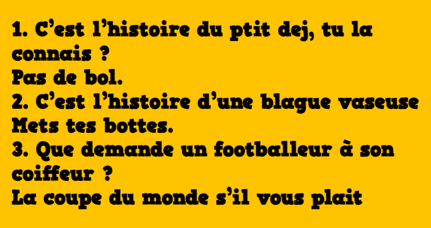 170+ Blagues courtes qui vont vous faire marrer ! - Grands Mères