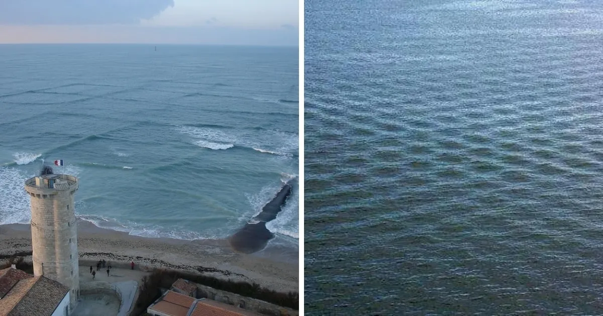 Si vous observez des vagues carrées se former à la surface de l’eau ...