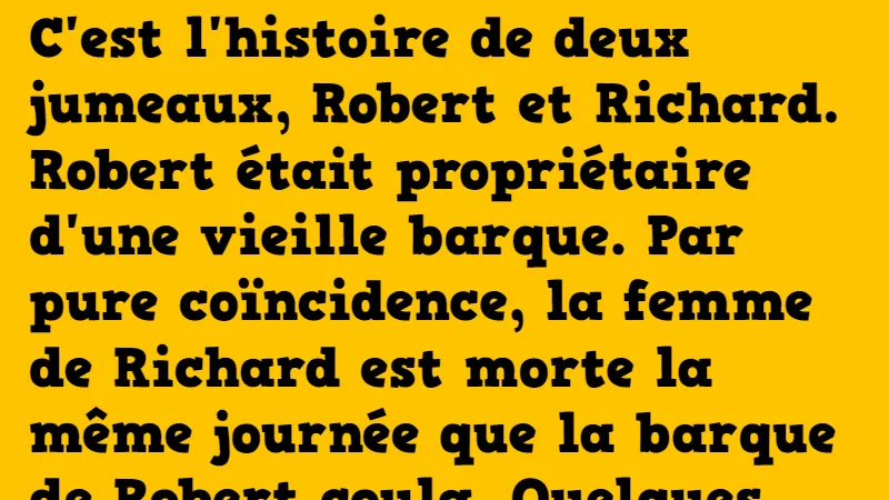 Robert et Richard ! - Grands Mères