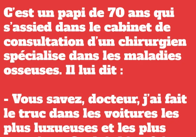 C’est un papi de 70 ans qui consulte ! - Grands Mères