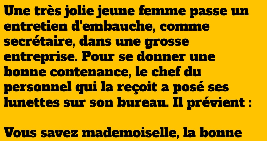 Blague d'Entretien d'Embauche : La Réponse Surprenante au Canon| Veux ...