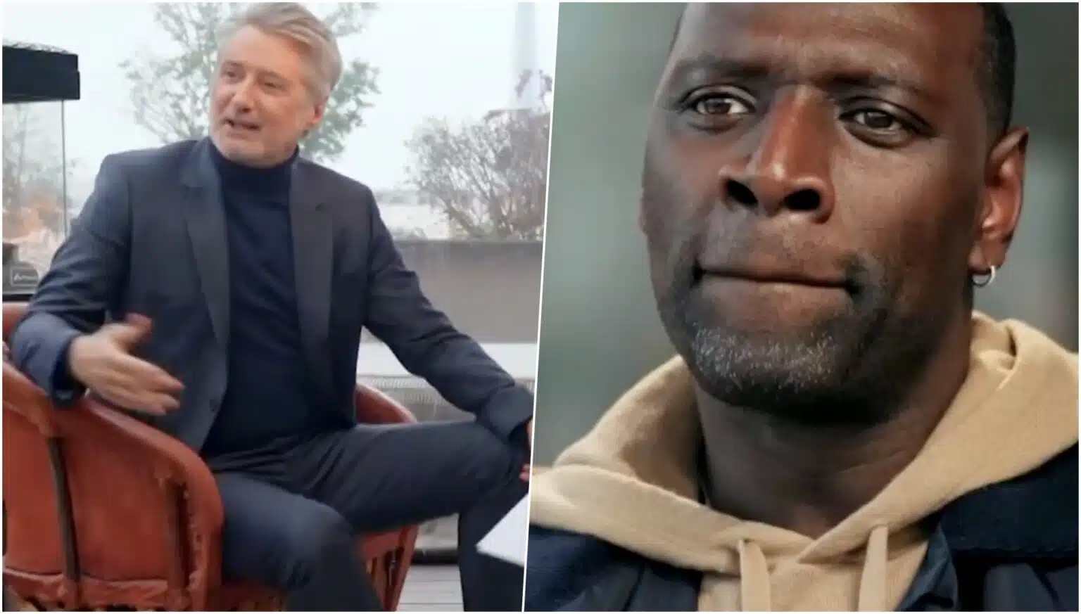 "Moi jaloux ?" : Antoine de Caunes quitte une interview face à Omar Sy ...