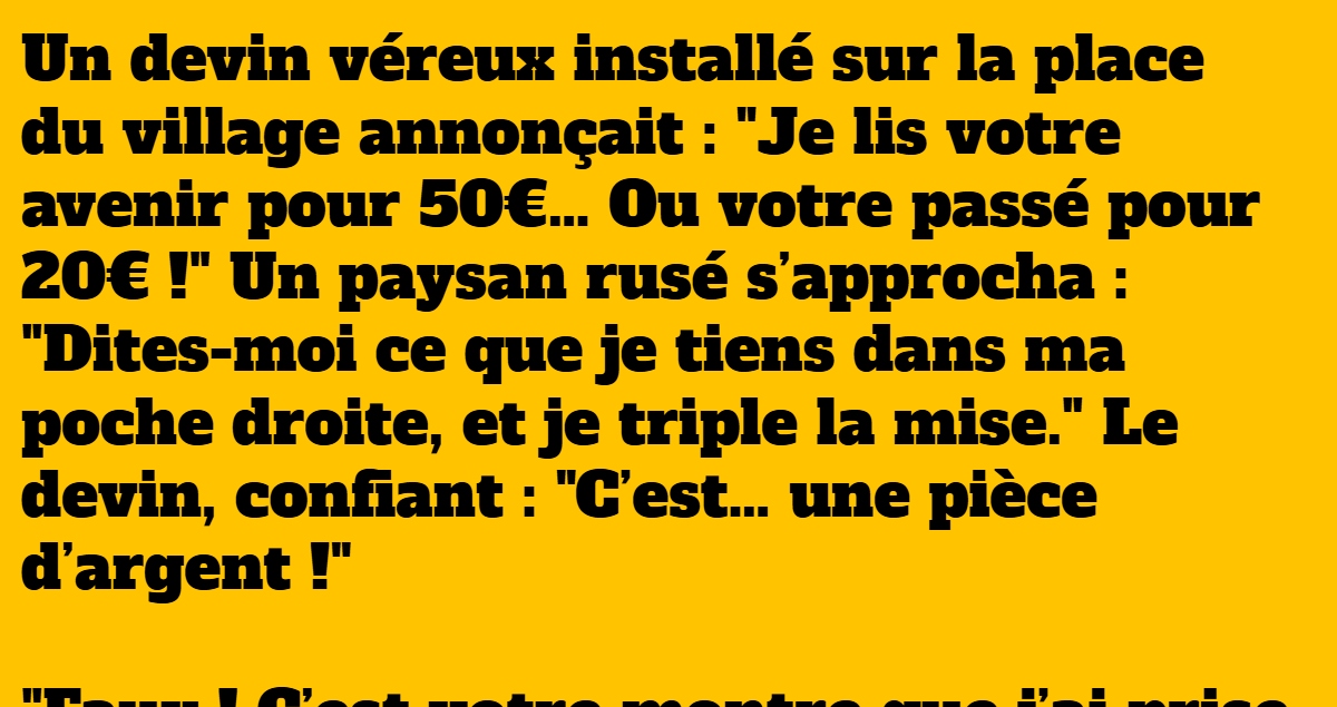 Incroyable : La Prédiction qui a ruiné un charlatan - Grands Mères