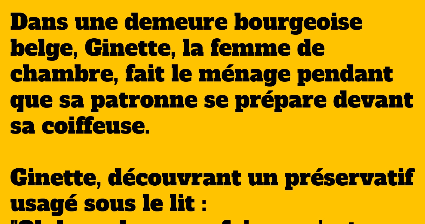 Humour Belge : Une scène de ménage pleine de sous-entendus - Grands Mères