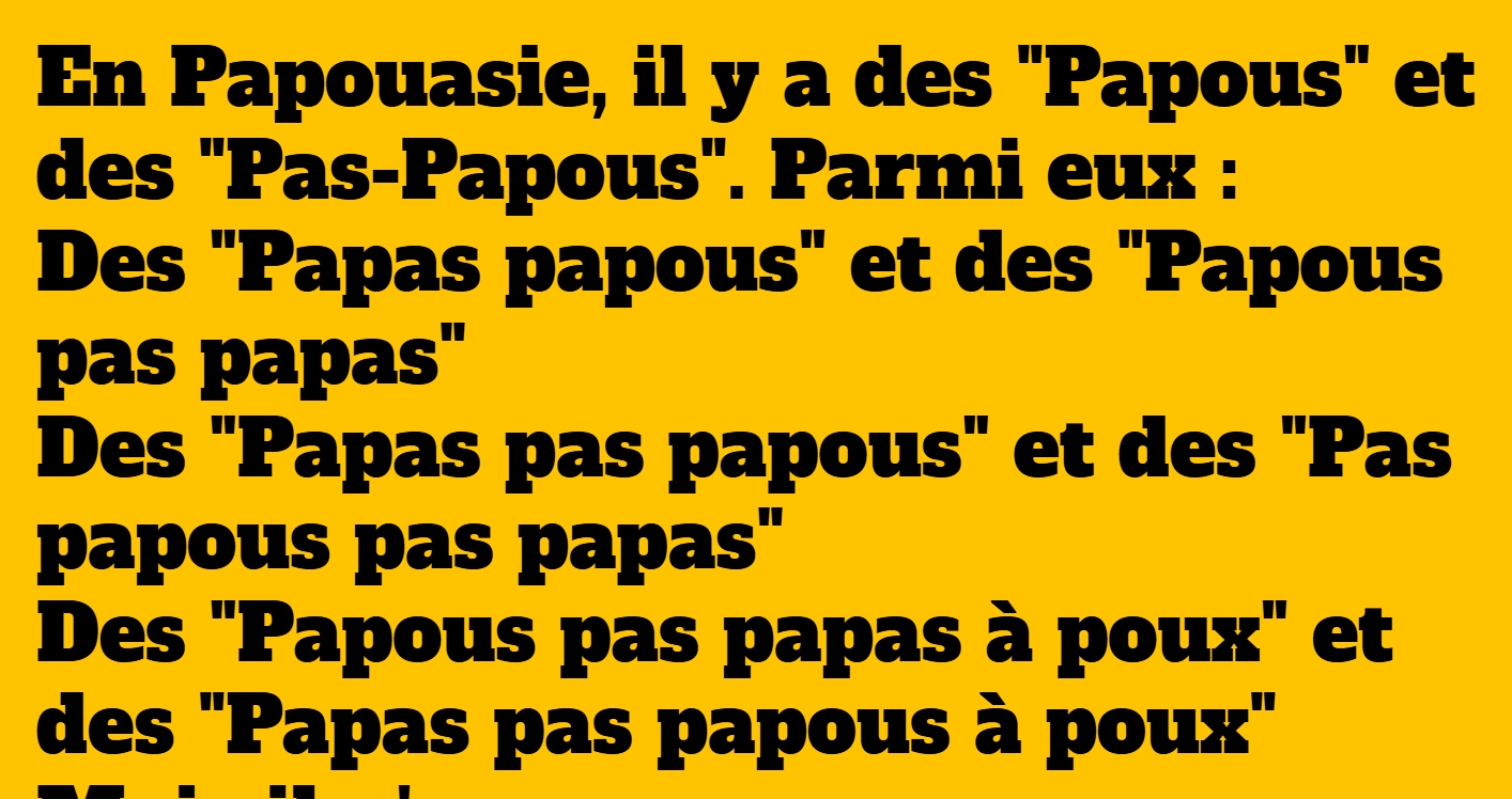 Énigme des Papous : Démêlez ce casse-tête linguistique et mathématique ...