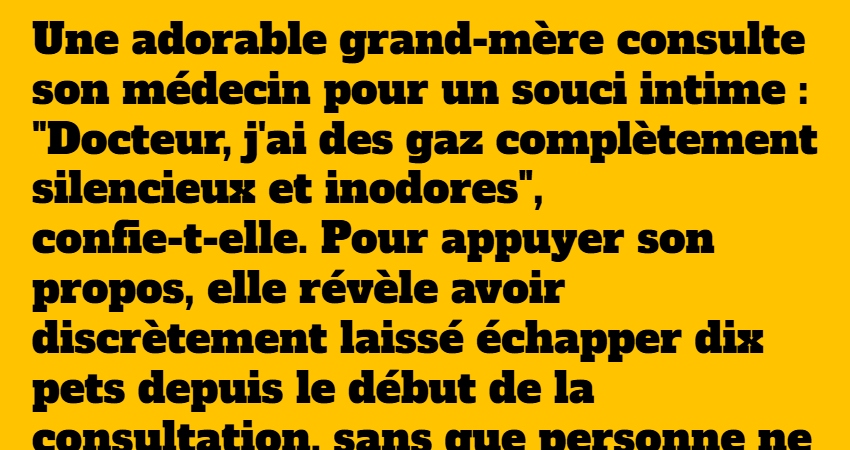 Humour médical : Quand un médecin règle un problème embarrassant avec ...